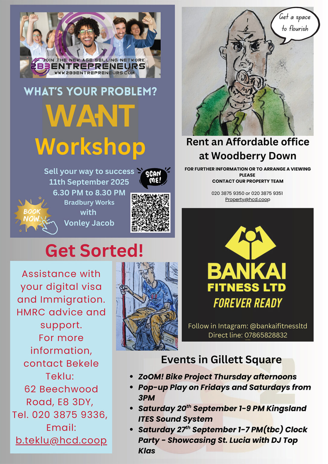 September Newsletter – WANT – HCD Hackney Cooperative Developments